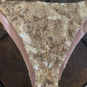 Swim | Diamond Gold Sequin Festival Bikini Set | Poshmark